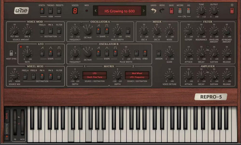 【U-he】Repro-5 ソフトアナログシンセサイザー最強レビュー | ボクリズム